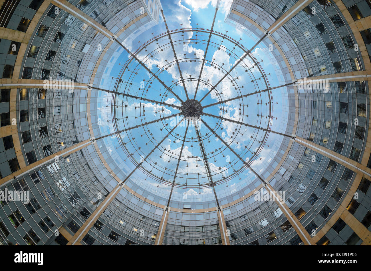 Glass dome of the building Stock Photo - Alamy