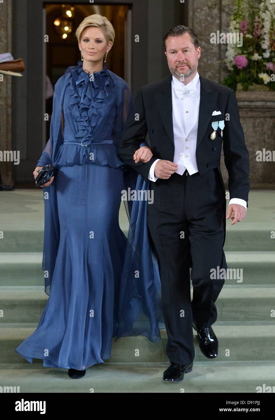 Stockholm, Sweden. 8th June, 2013. Swedish model Vicky Andren and ...