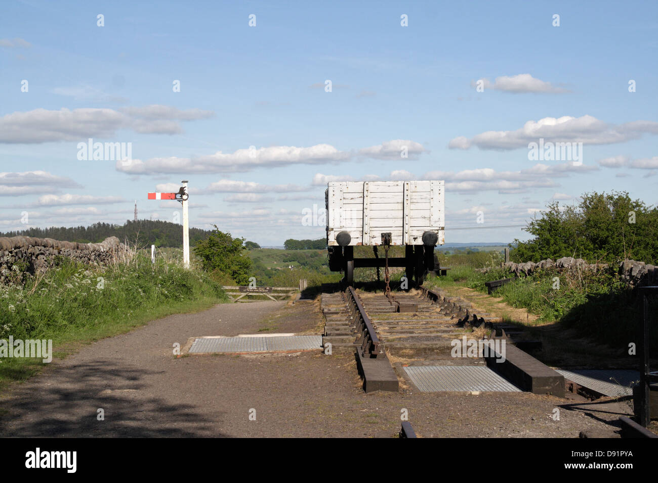 Middleton Top Engine house on the disused Cromford and High Peak ...