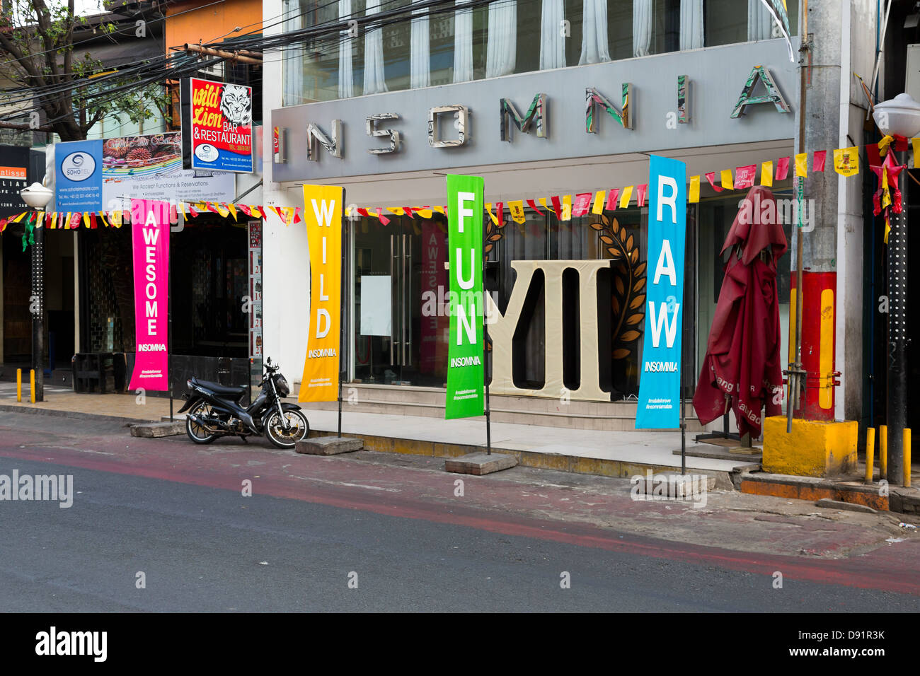 Typical exterior Facade of a Shop in Manila, Philippines Stock Photo ...