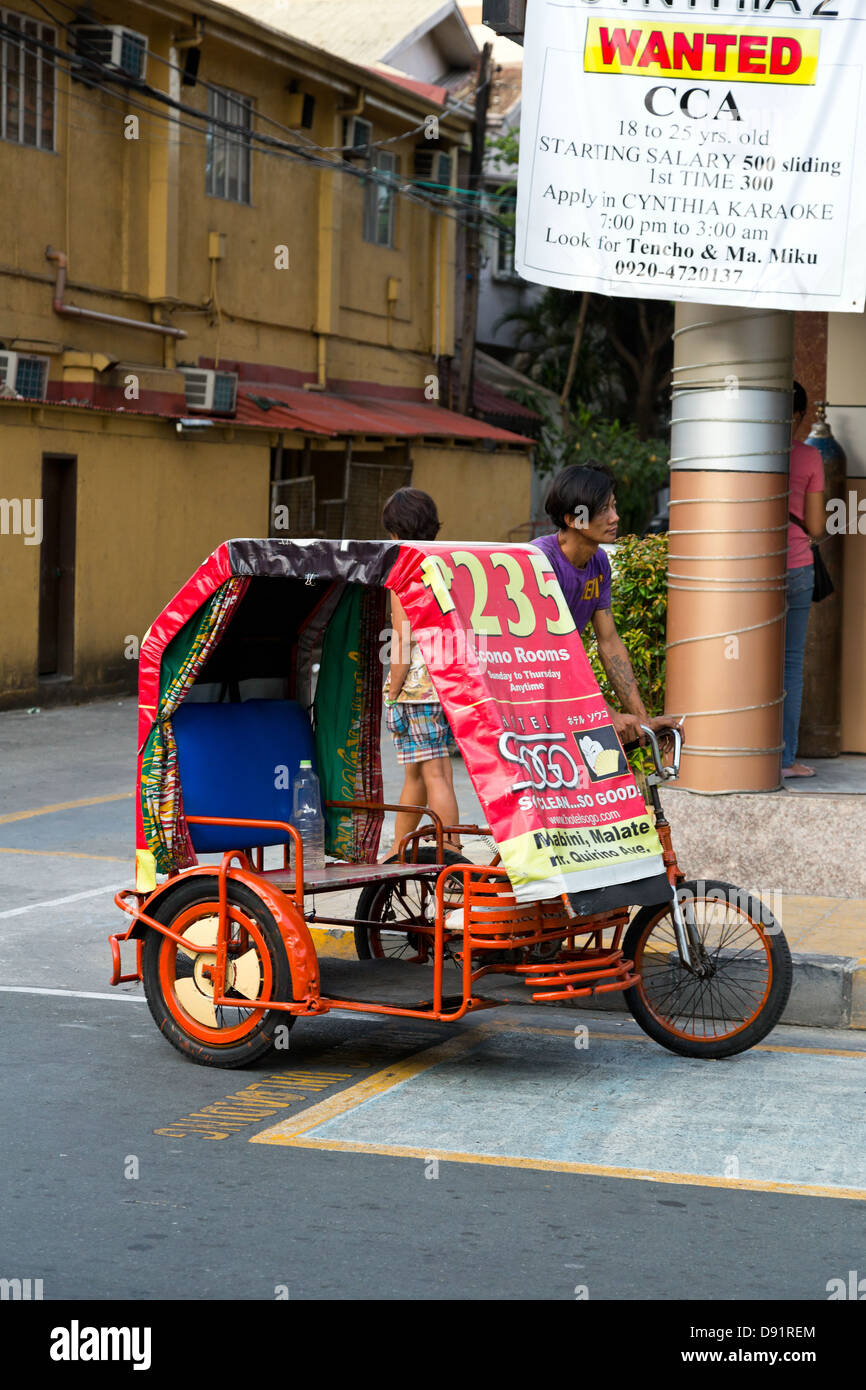Tricycle in Manila, Philippines Stock Photo - Alamy