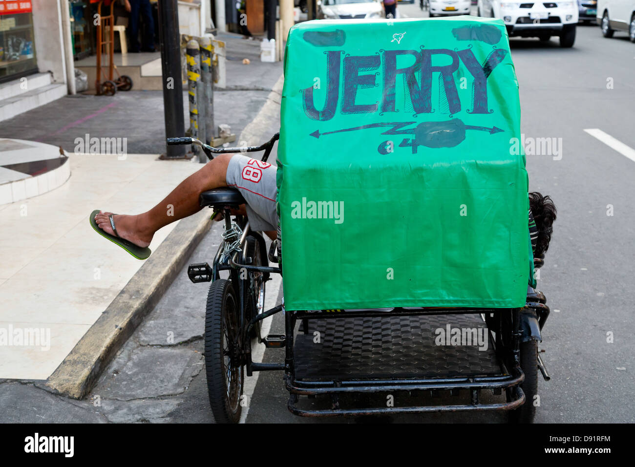 Typical Tricycle in Manila, Philippines Stock Photo - Alamy