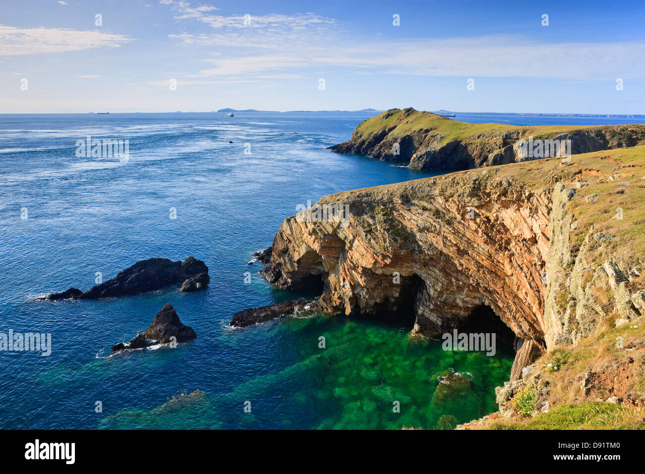 Wooltack Point Martins Haven Pembrokeshire Wales Stock Photo - Alamy