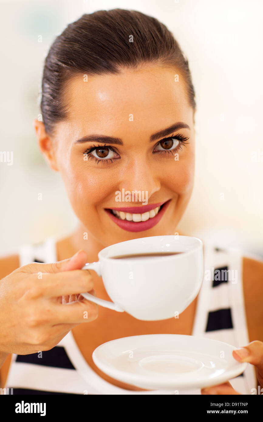 Elegant woman at home, 30s hi-res stock photography and images - Alamy