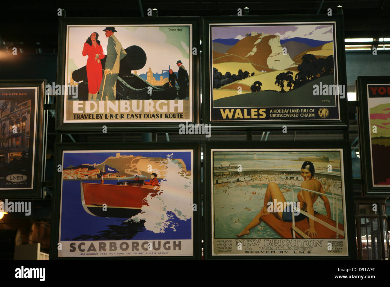 British railways posters hi-res stock photography and images - Alamy