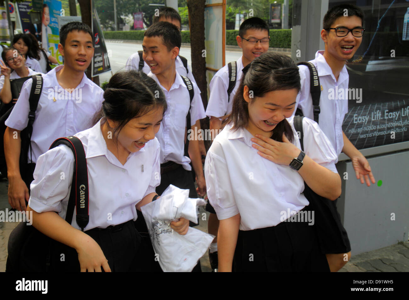 Bangkok school girl hi-res stock photography and images - Alamy