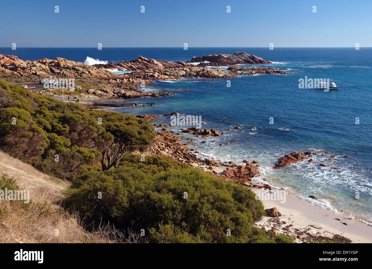 Coastal scenery near Canal Rocks, Leeuwin-Naturaliste National Park ...
