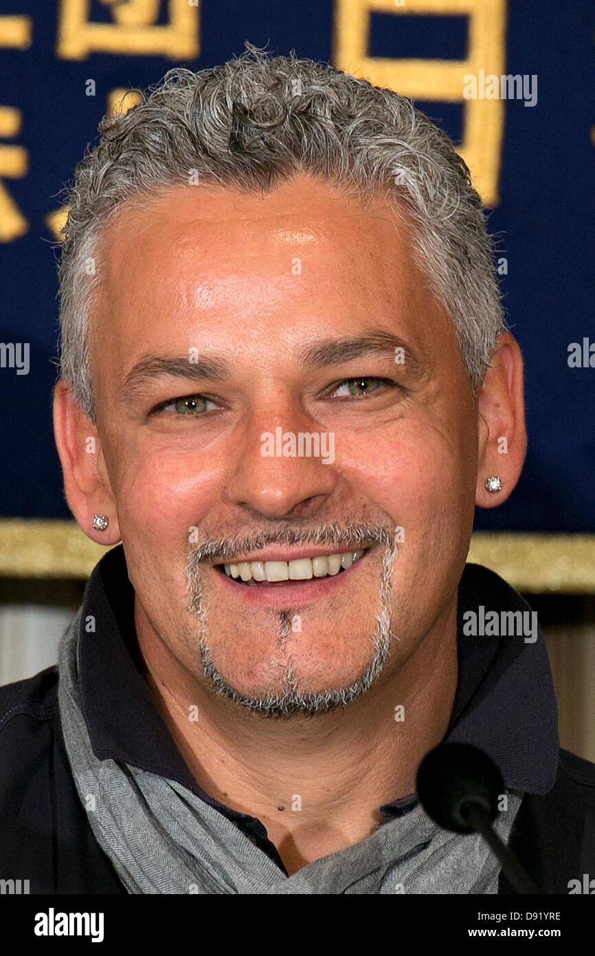Tokyo, Japan - Roberto Baggio, Italian Soccer Legend, speaks about the ...