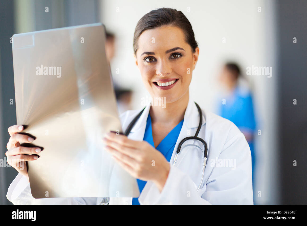 female doctor looking at CT scan Stock Photo - Alamy