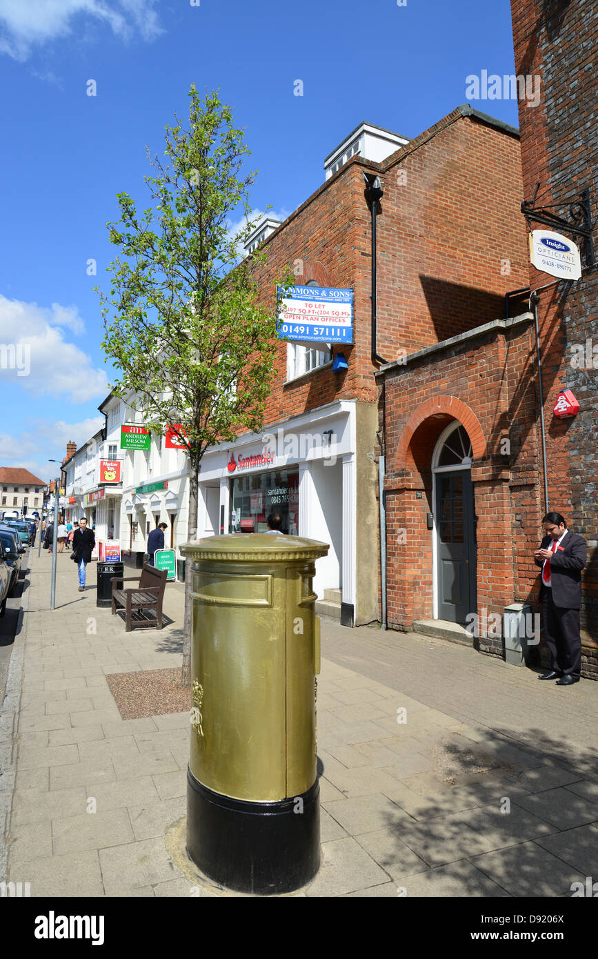 Gold letter boxes hi-res stock photography and images - Alamy