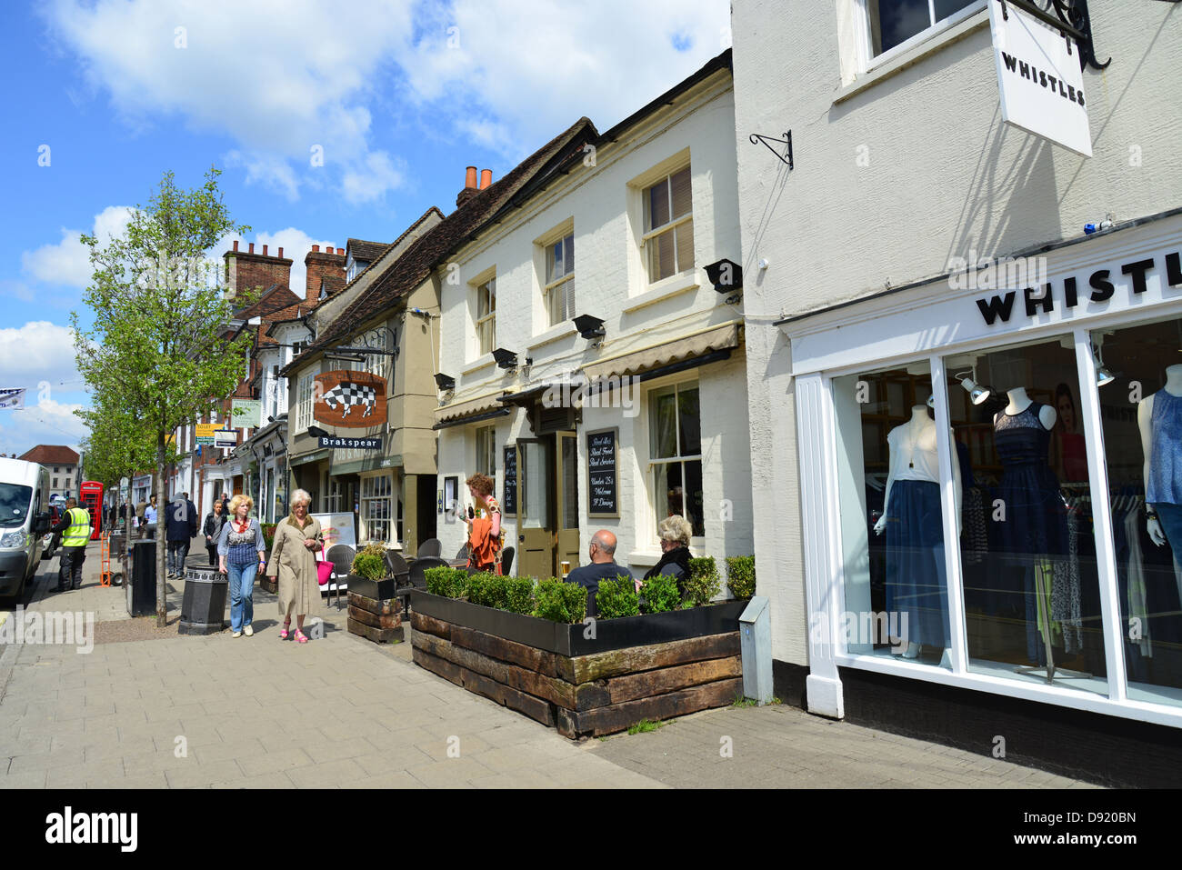 High Street, Marlow, Buckinghamshire, England, United Kingdom Stock ...
