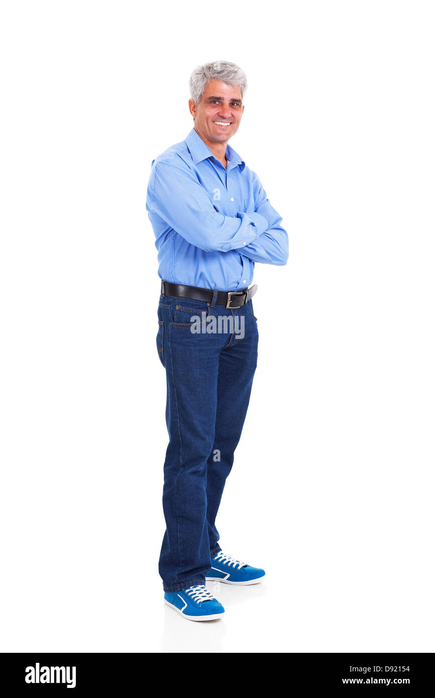 Pose arms crossed on Cut Out Stock Images & Pictures - Alamy