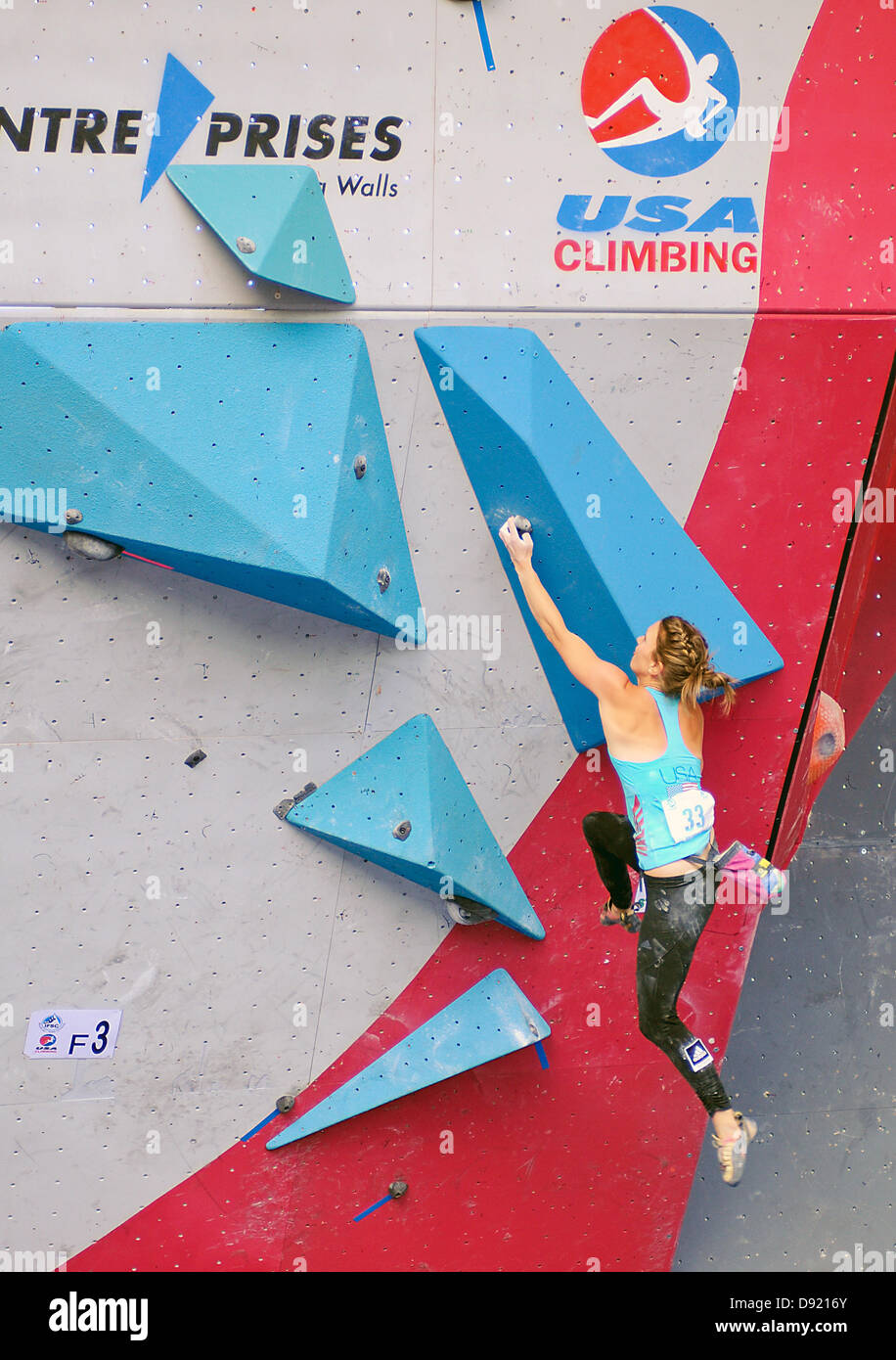 June 8, 2013: Team USA's, Chelsea Rude, competes in the women's World ...