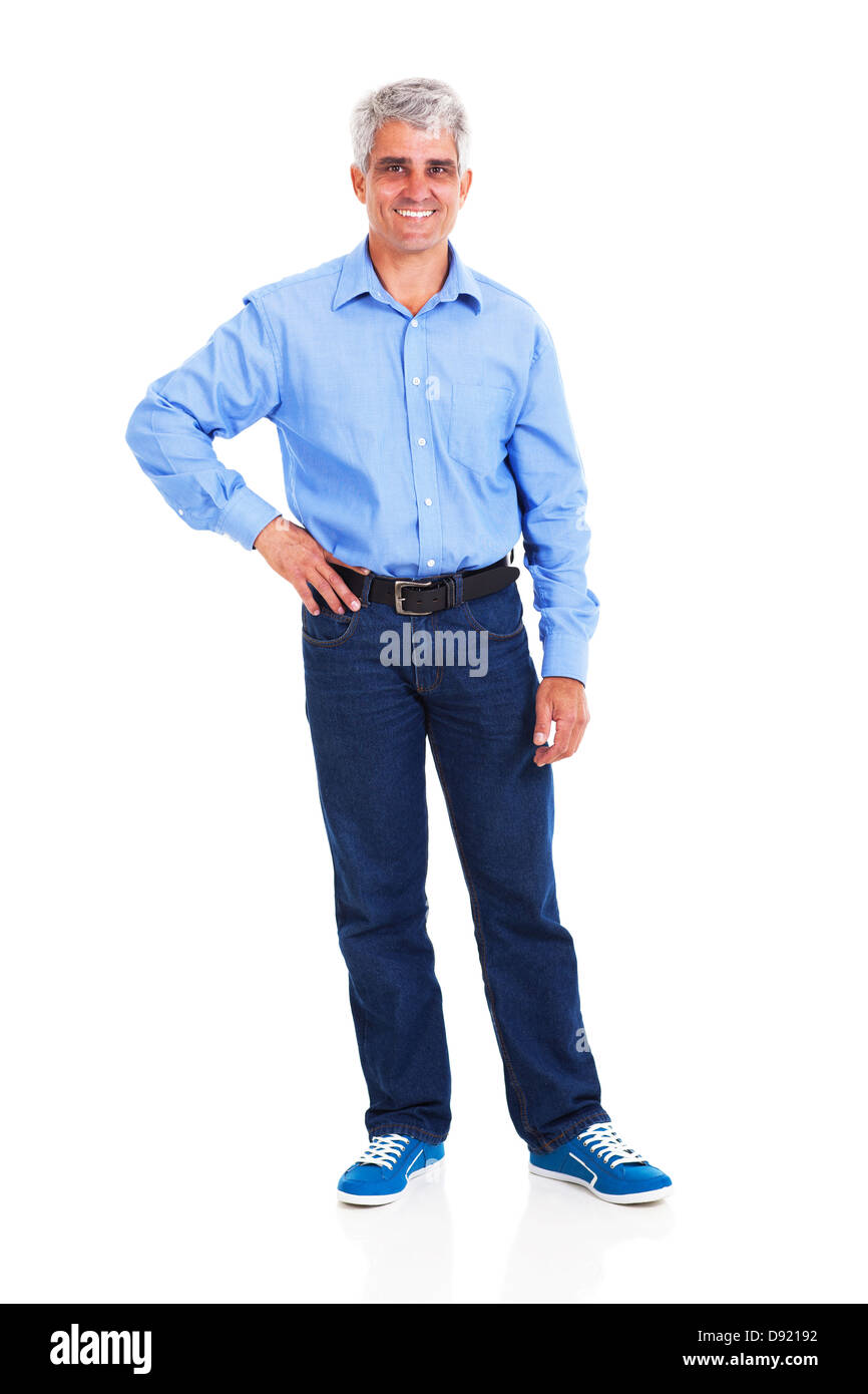 Happy Middle Aged Man