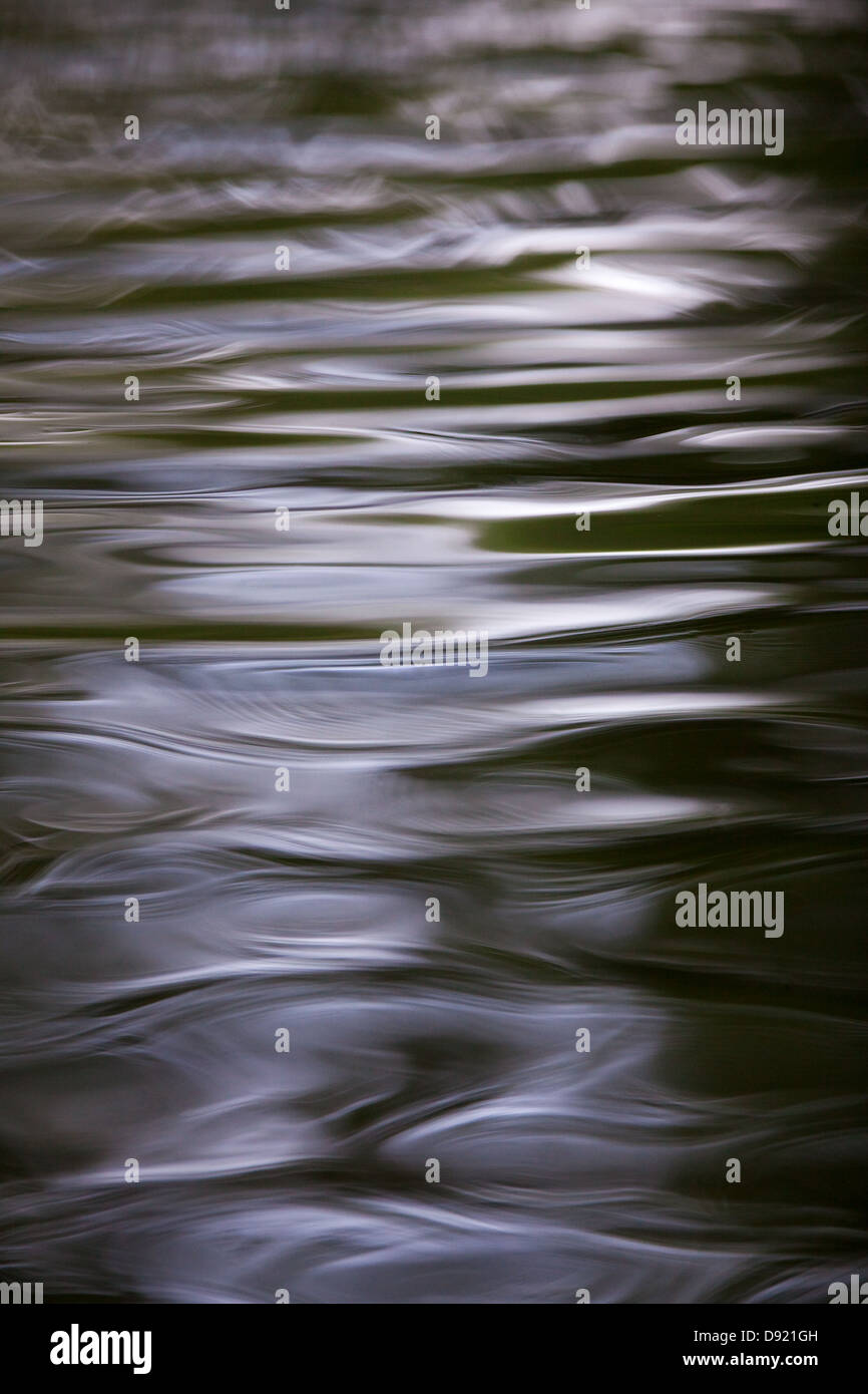 Ripples in creek water surface Stock Photo - Alamy