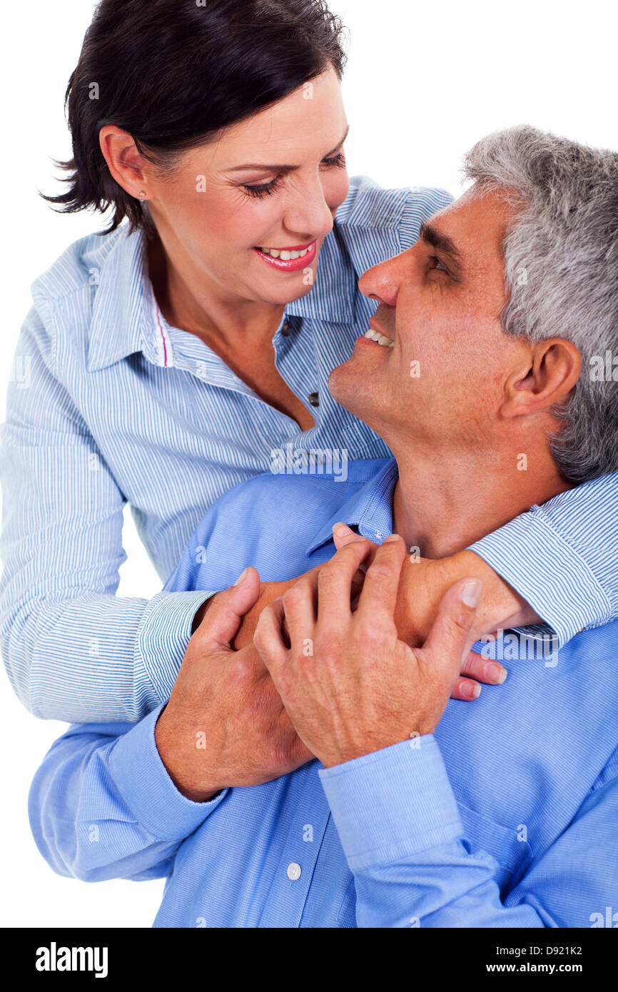 Romantic attractive older mature couple hi-res stock photography and ...
