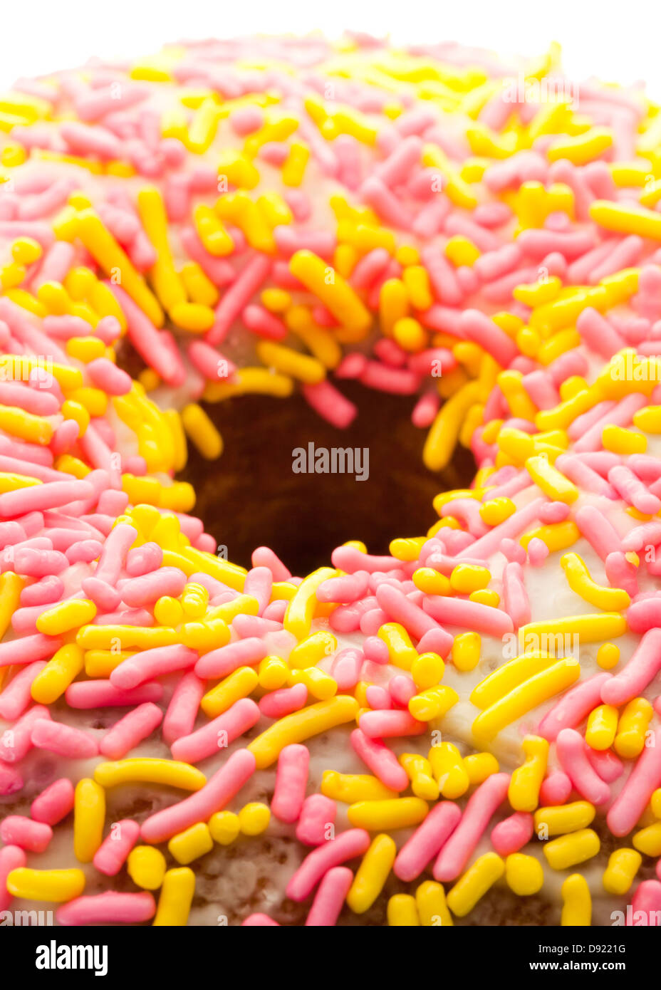Close up of sprinkle donut Stock Photo - Alamy
