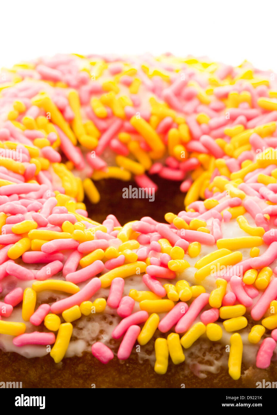 Close up of sprinkle donut Stock Photo - Alamy