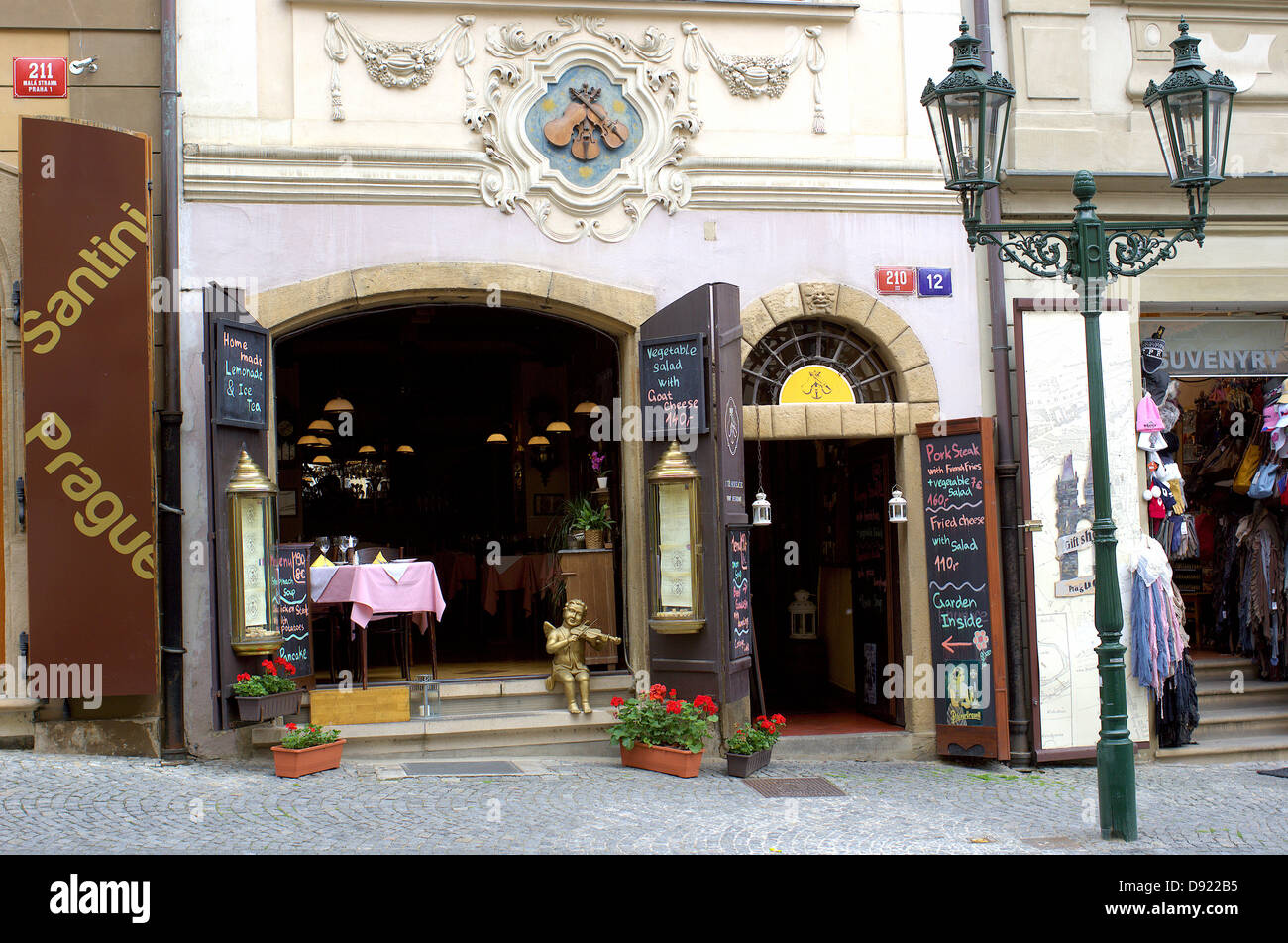 Little Quarter Mala Strana Prague Czech Republic Bohemia Stock Photo ...