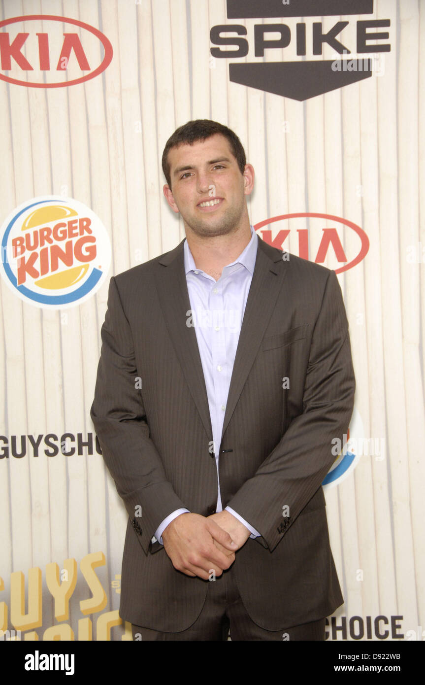 Hollywood, California, USA. 8th June, 2013. Andrew Luck during Spike TV ...