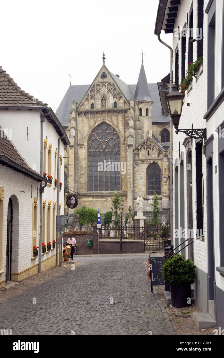 NETHERLANDS. SOUTH LIMBURG. THORN: SECTION FACADE OF THE ABBEY CHURCH ...