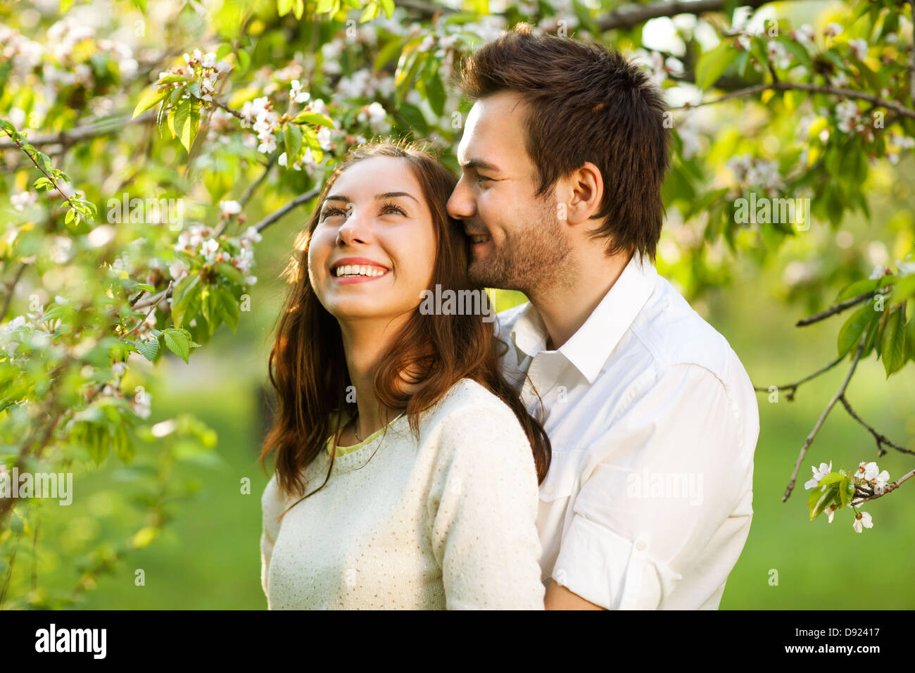 Young enamoured couple Stock Photo - Alamy
