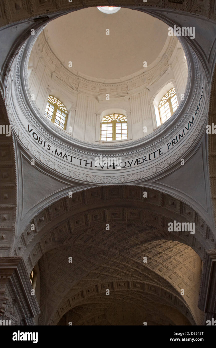 Asia, India, Goa, Old Goa, St. Cajetan Church, interior view of the ...