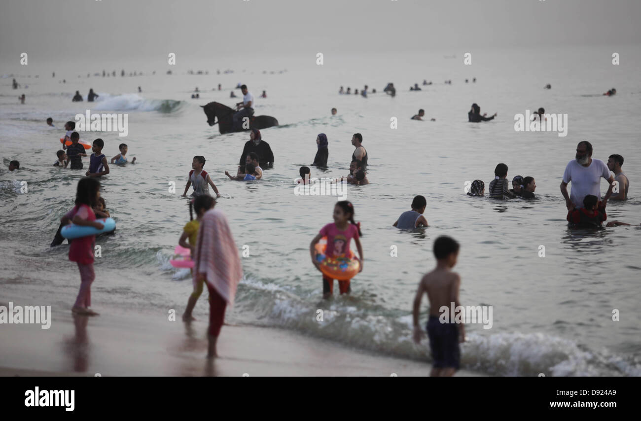 Gaza City, Gaza Strip, Palestinian Territory. 8th June, 2013 ...