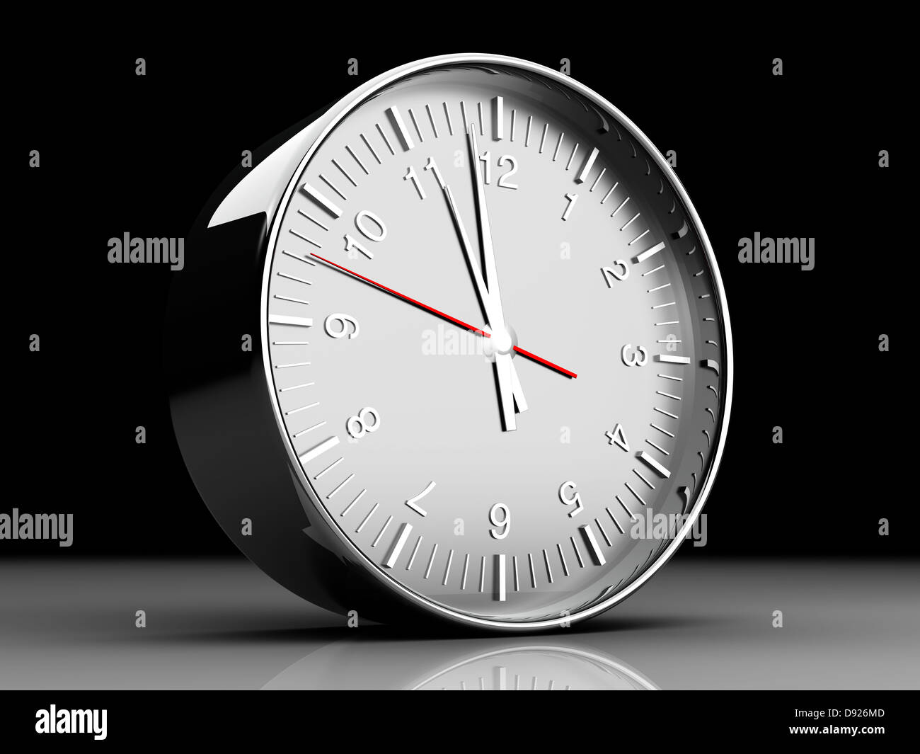 A Clock. 3D rendered Illustration Stock Photo - Alamy