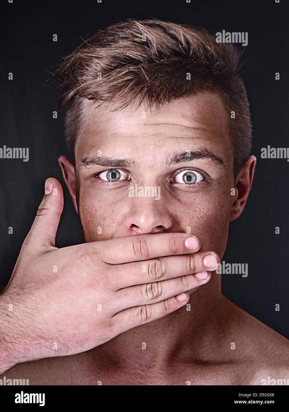 portrait of a young man in the esquire style Stock Photo - Alamy