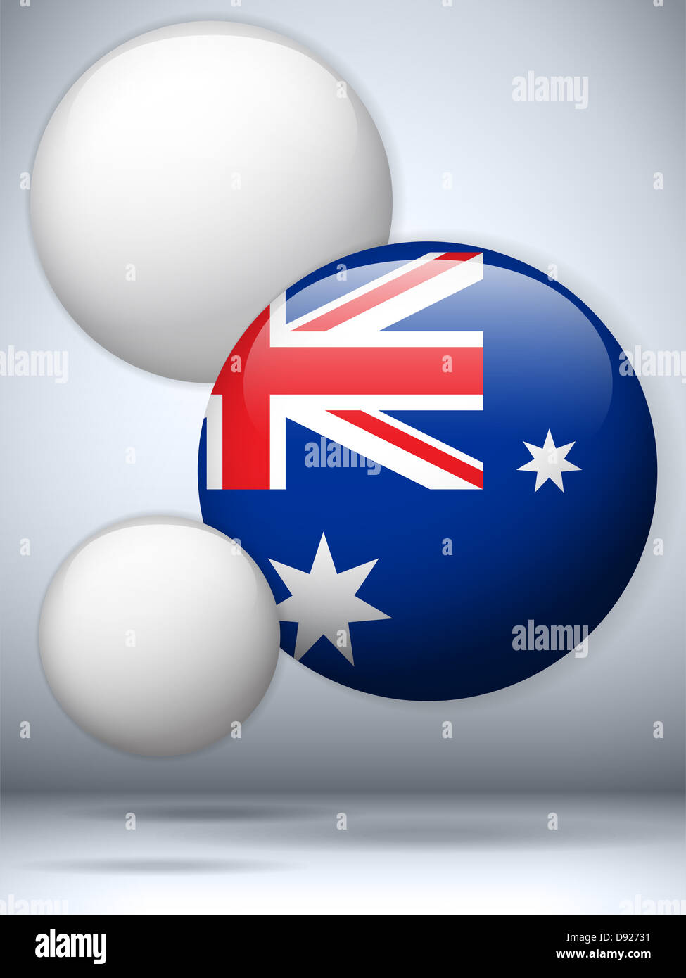 Vector - Australia Flag Glossy Button Stock Photo - Alamy