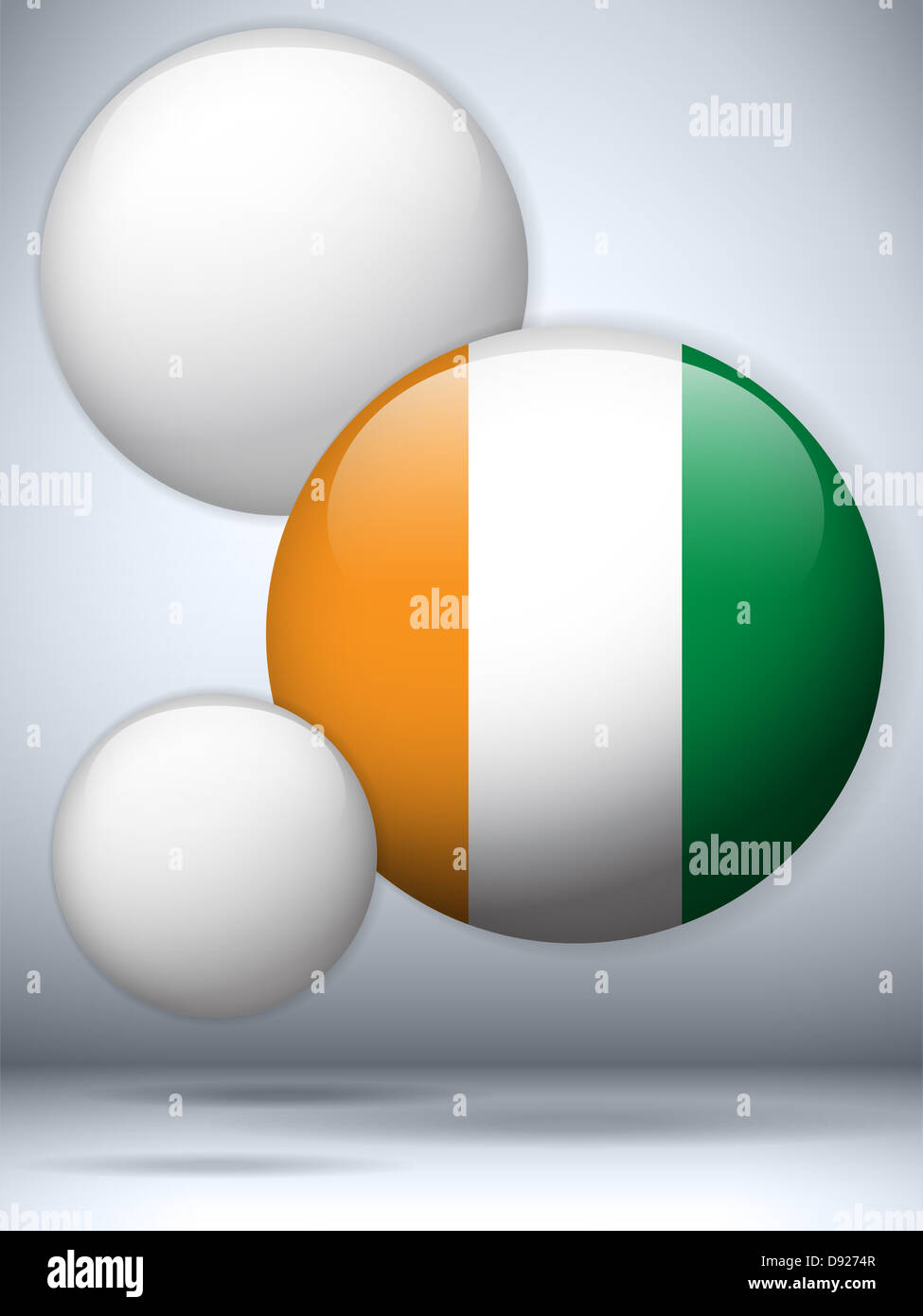 Vector - Ireland Flag Glossy Button Stock Photo - Alamy