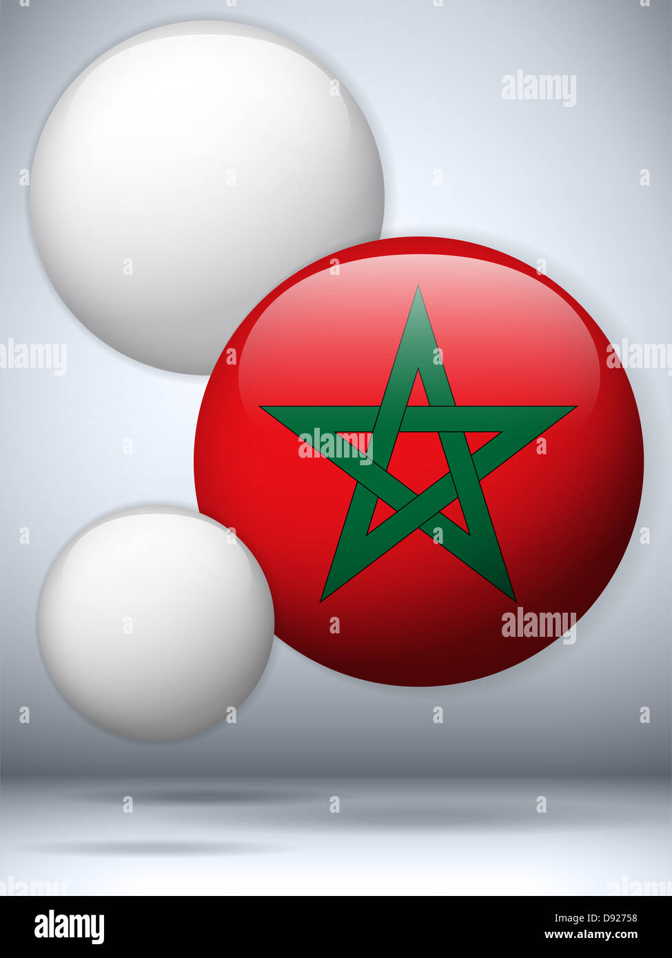 Vector - Morocco Flag Glossy Button Stock Photo - Alamy