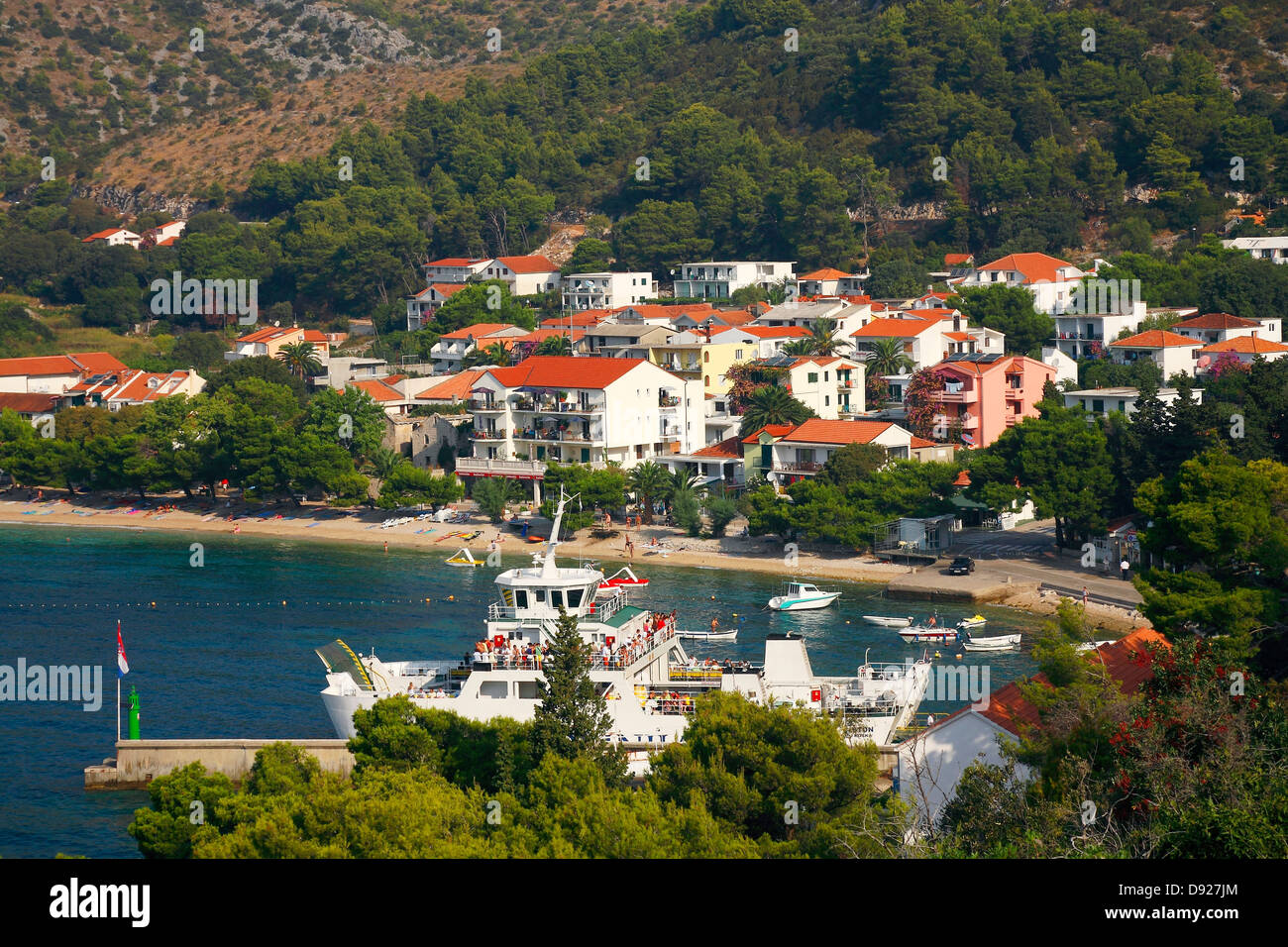 Drvenik town in Croatia Stock Photo - Alamy