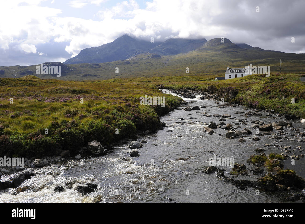 Cuillin Hills, Minginish, Isle of Skye, Scotland, Great Britain Stock ...