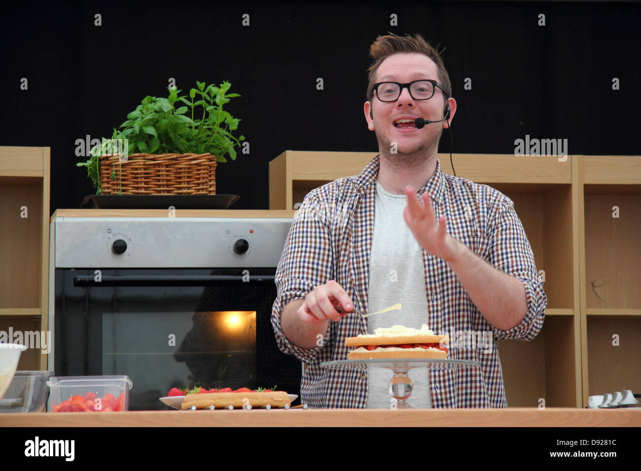 The Boy Who Bakes, Edd Kimber gives baking demo at the inaugural ...
