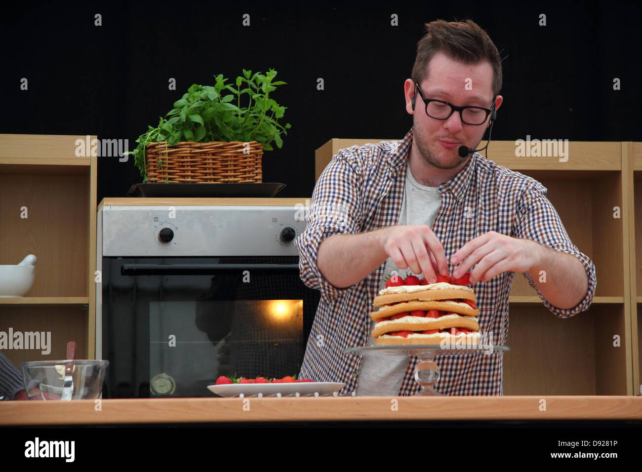 The Boy Who Bakes, Edd Kimber gives baking demo at the inaugural ...