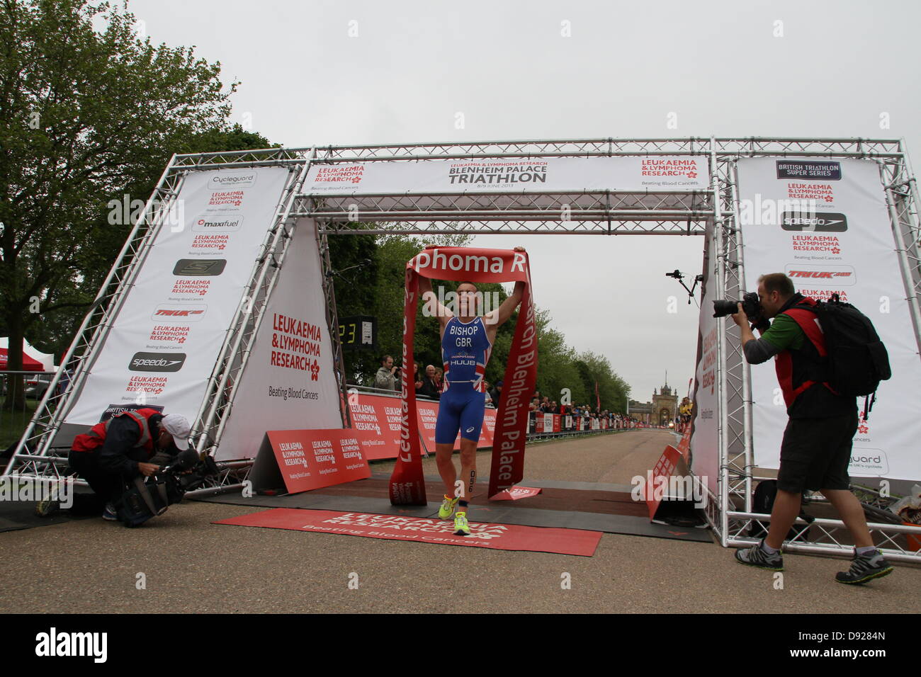 Oxford, England. 9 June 2013. Tom Bishop wins the male elite at ...