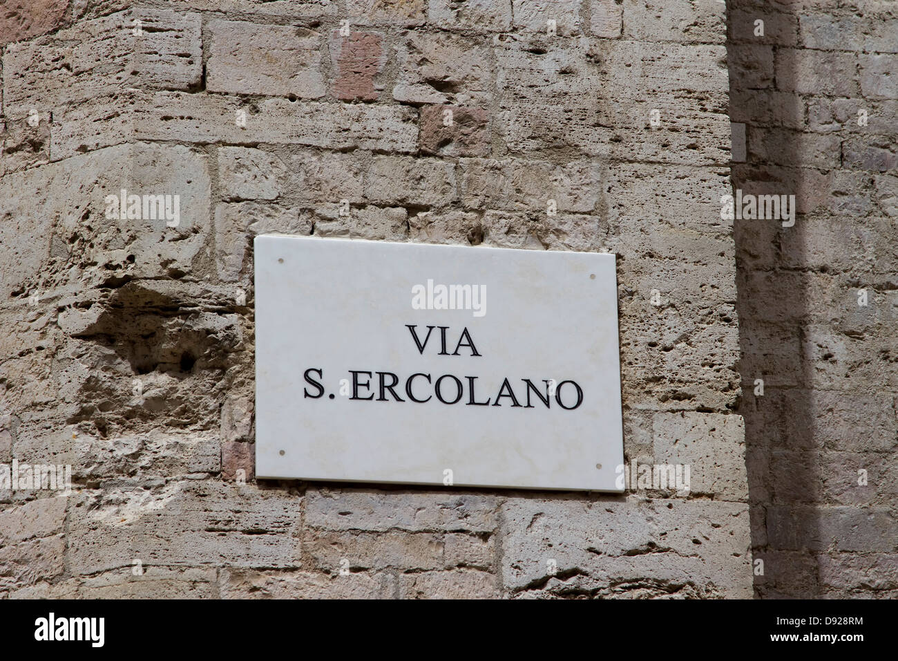 Via sant ercolano hi-res stock photography and images - Alamy