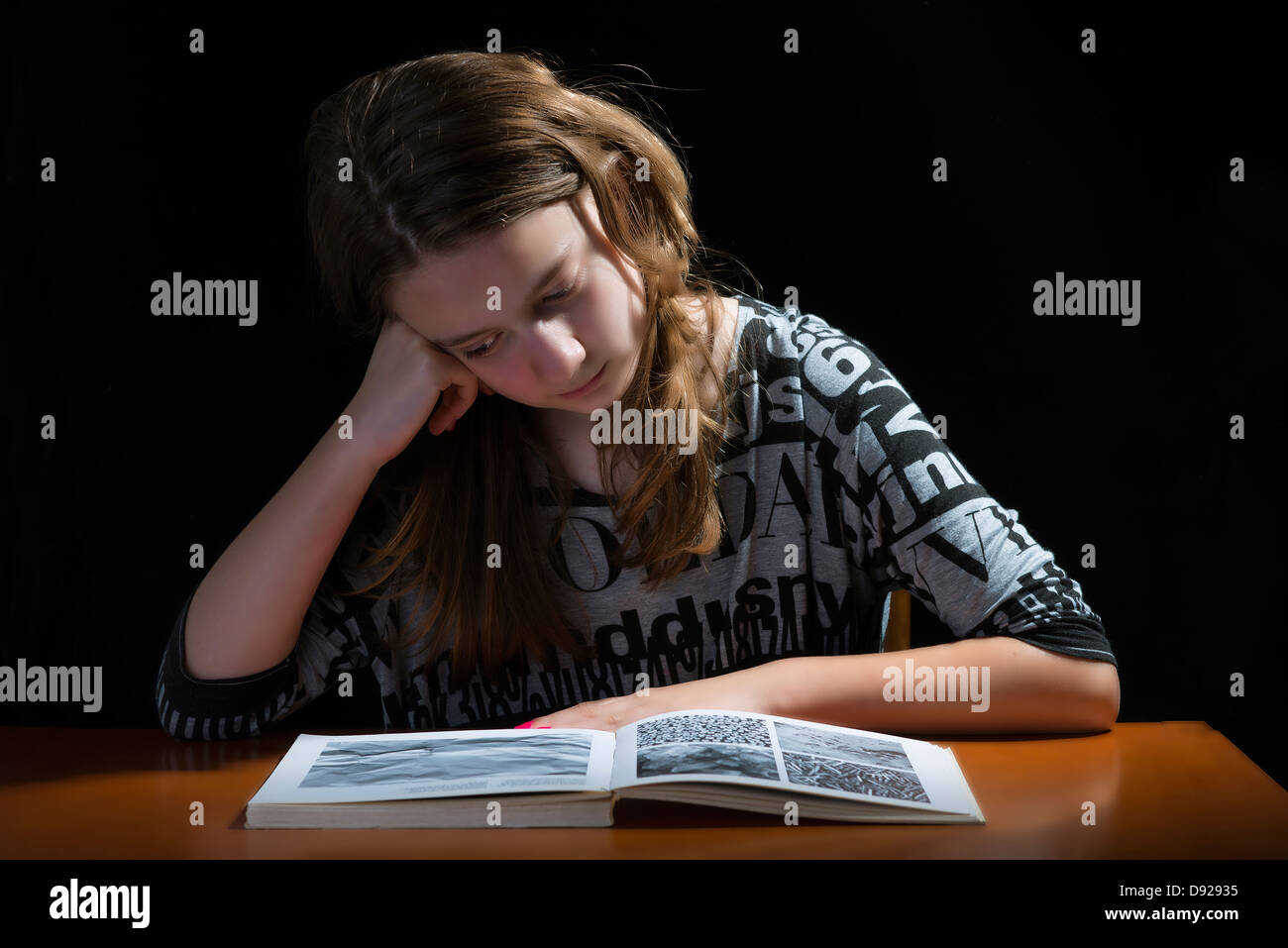 young student studying Stock Photo - Alamy