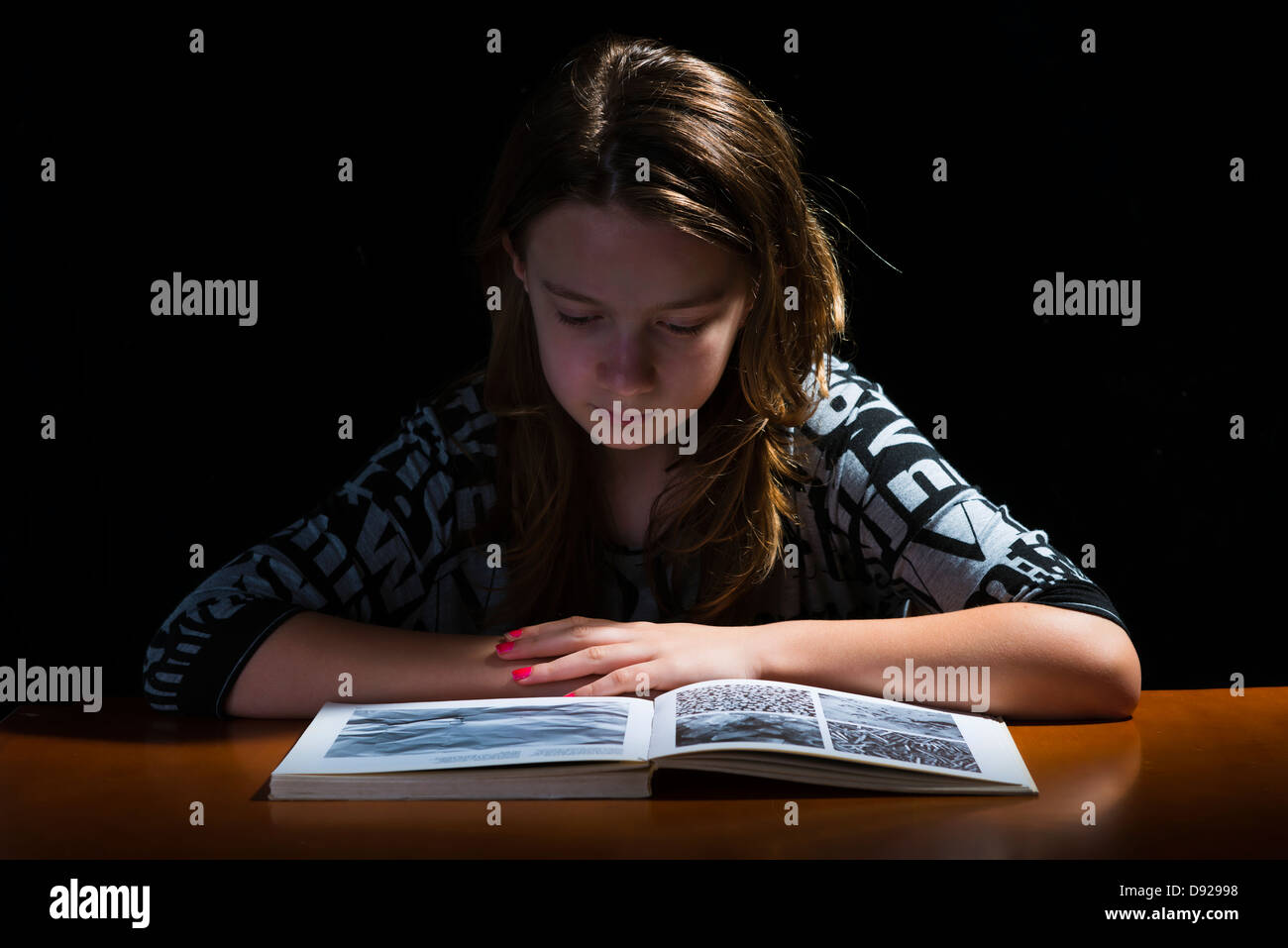 young student studying Stock Photo - Alamy