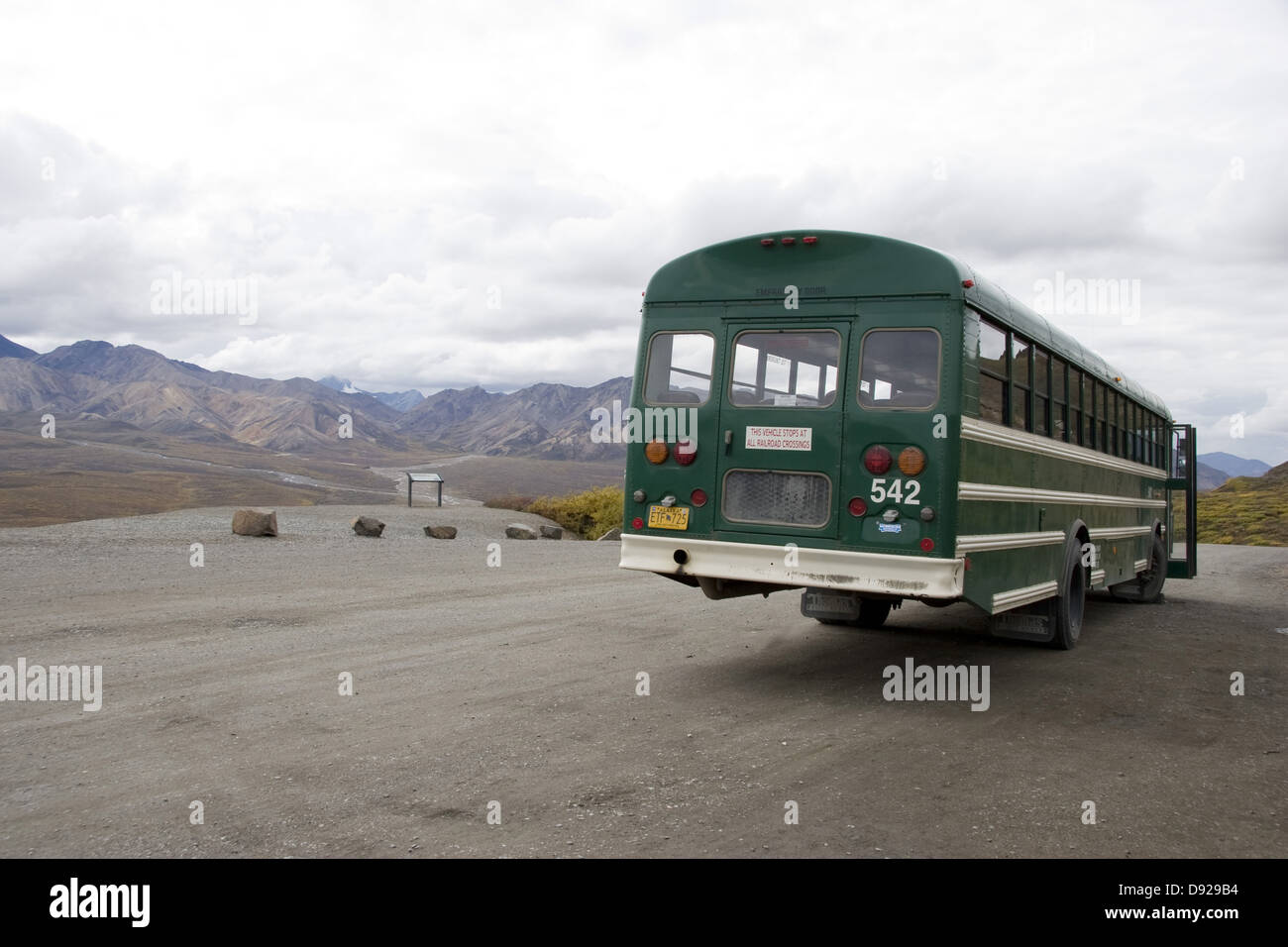 Denali national park bus hi-res stock photography and images - Alamy