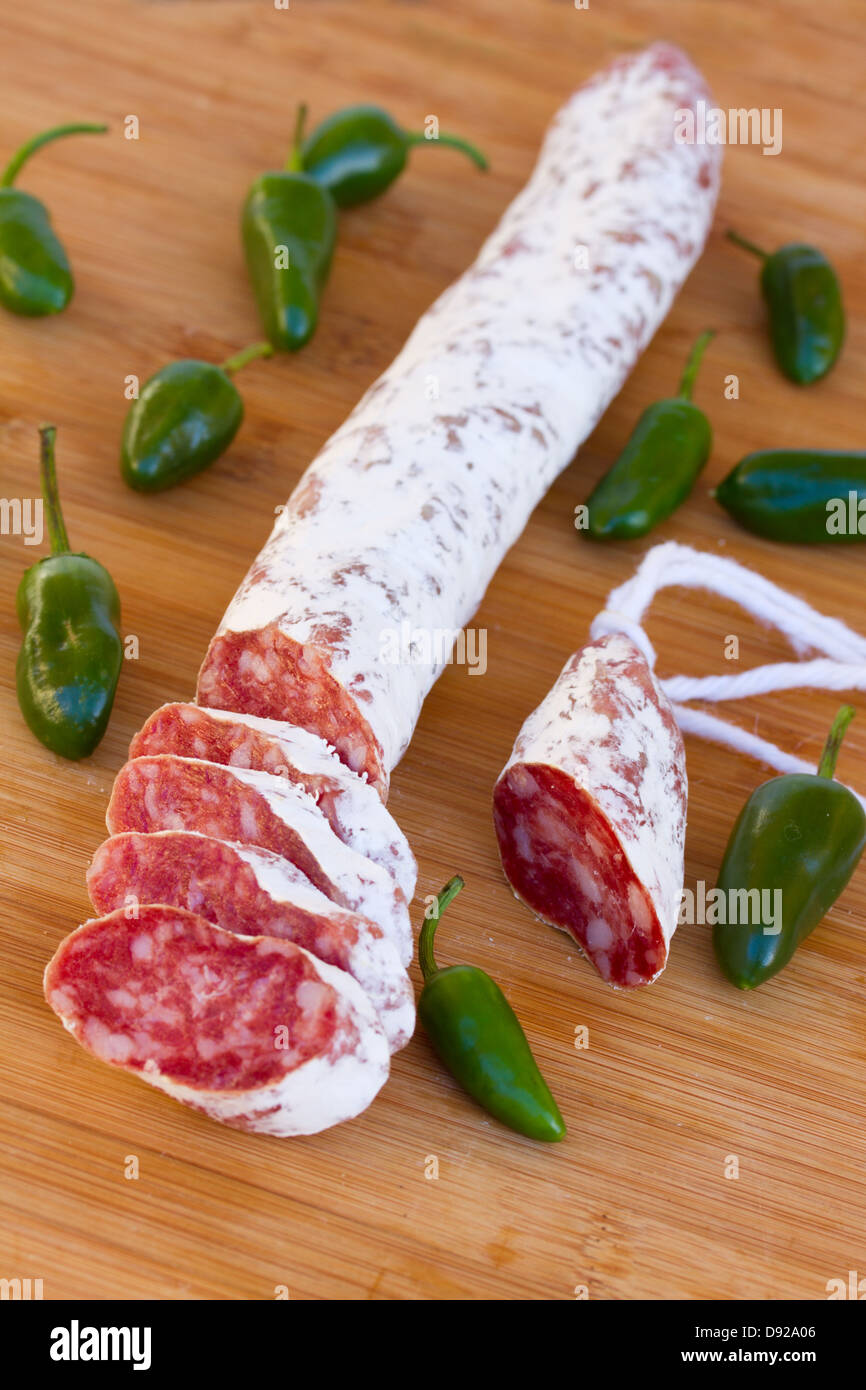 Chorizo longaniza sausages spanish hi-res stock photography and images ...