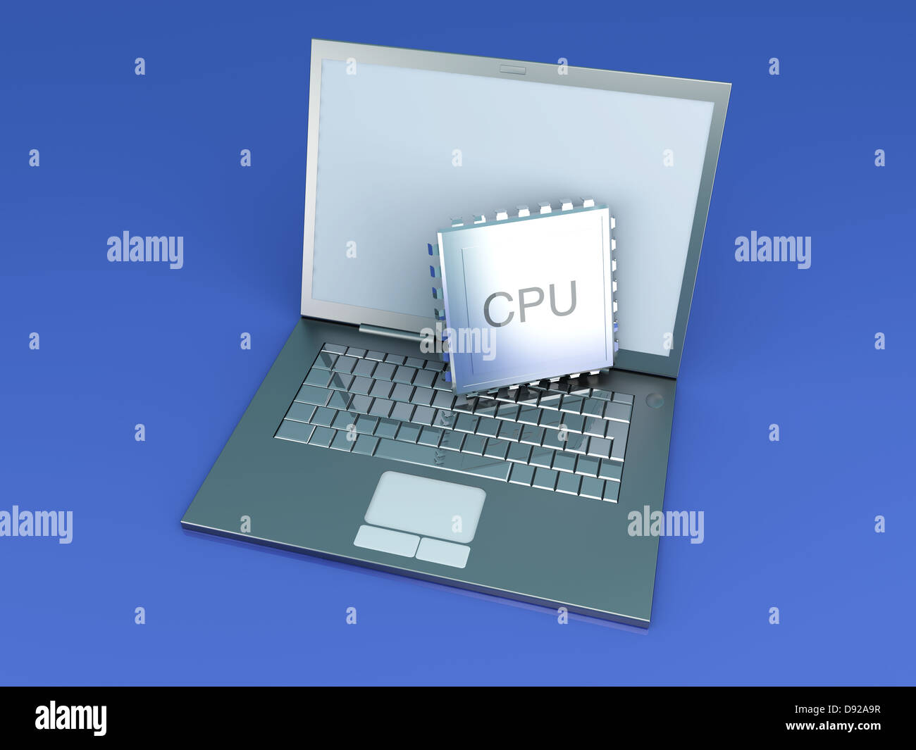 3d render of a microprocessor hi-res stock photography and images - Alamy