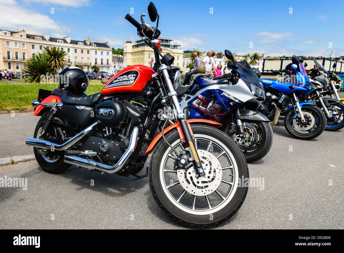 Harley davidson on display hi-res stock photography and images - Alamy