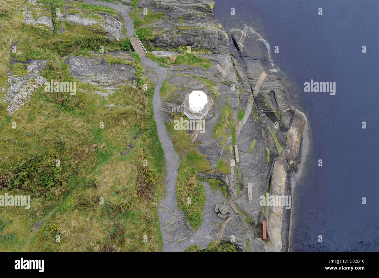 Lighthouse, Saltstraumen, Nordland, Norway Stock Photo - Alamy