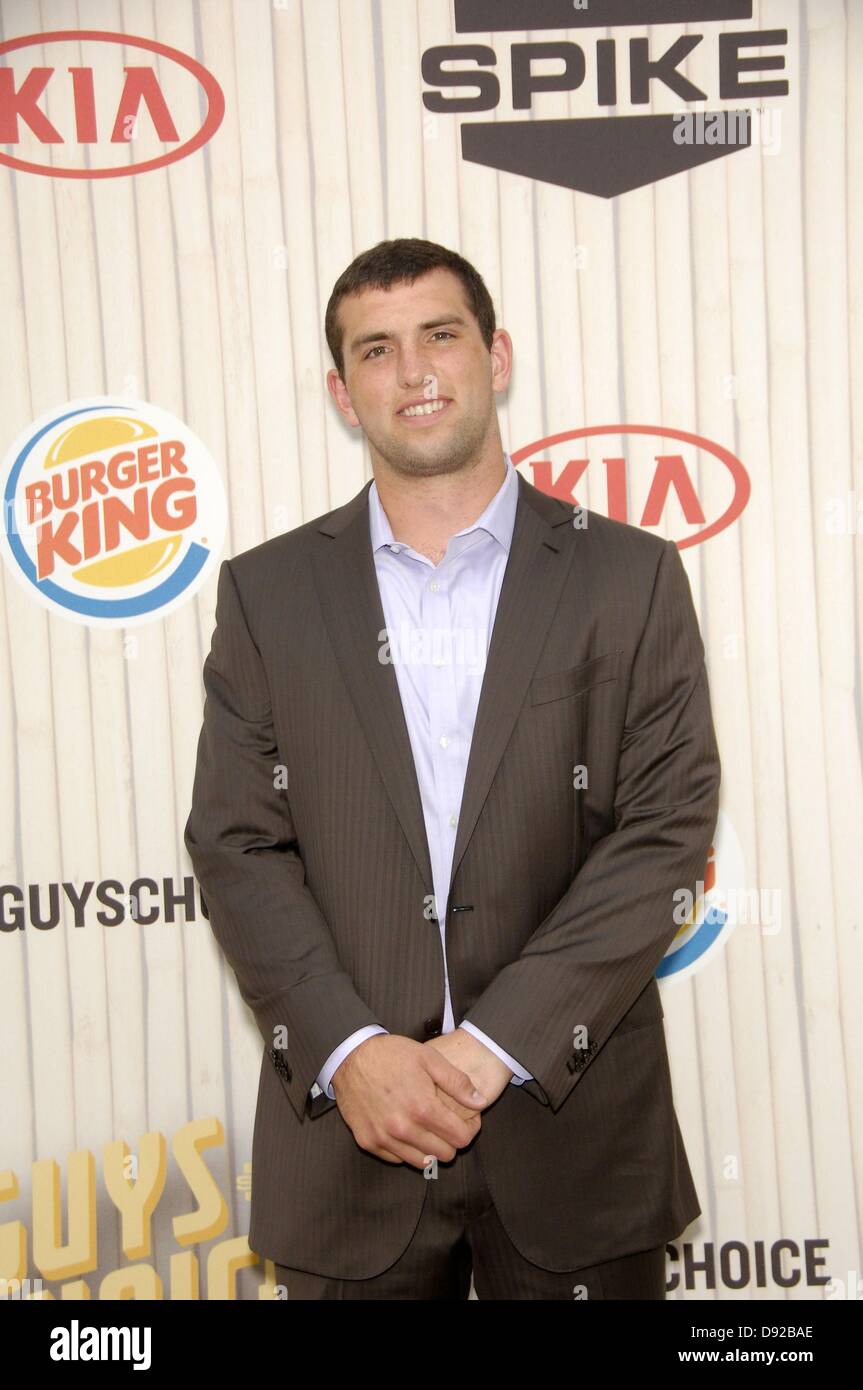 Andrew Luck at arrivals for SPIKE TV's Guys Choice 2013, Sony Pictures ...