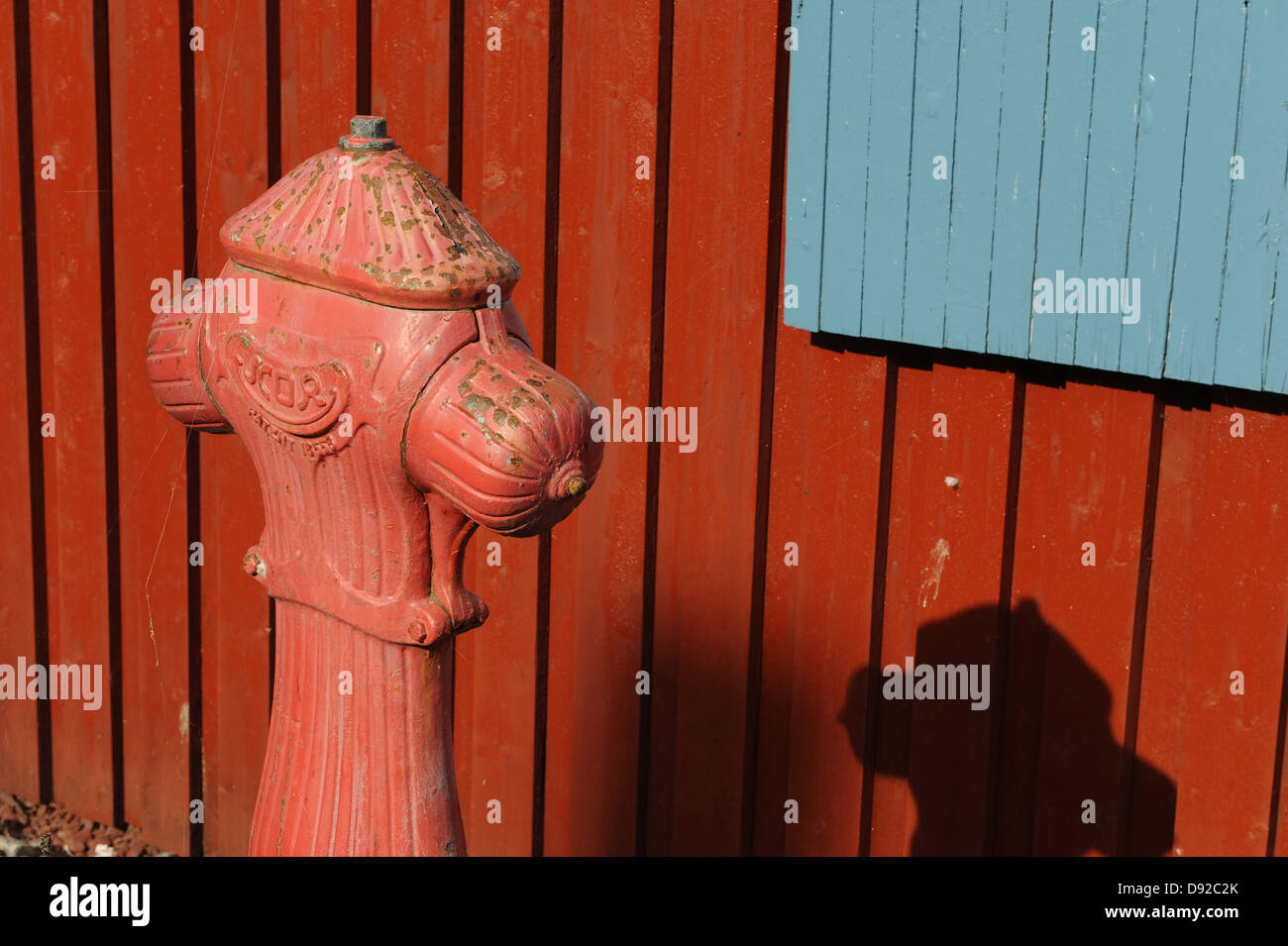 Hydrant, Å, Sørvågen, Lofoten, Norway Stock Photo - Alamy