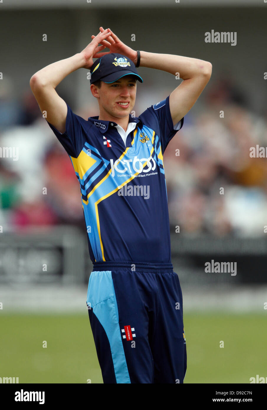 MATTHEW FISHER YORKSHIRE VIKINGS COUNTY CRICK NORTH MARINE ROAD ...