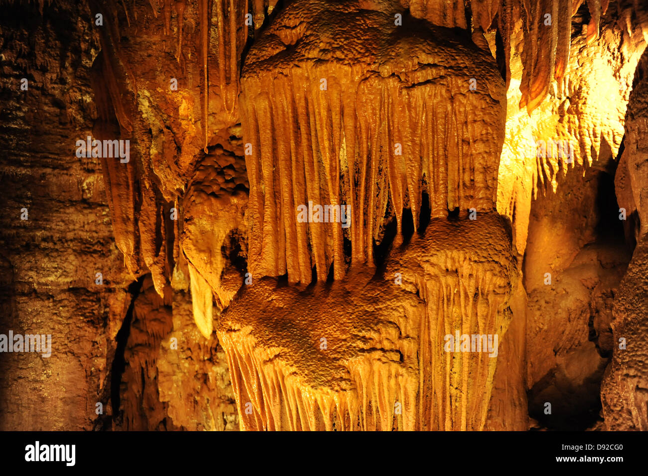 Jama Baredine flowstone cave, Porec, Istria, Croatia, Europe Stock ...